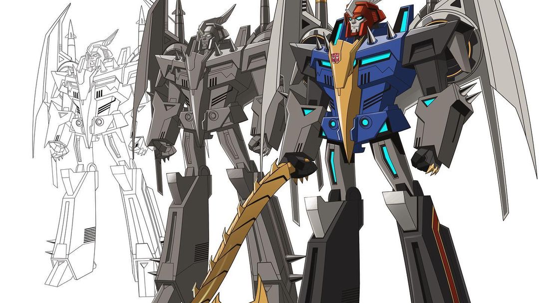 Transformers Dinobot Swoop Concept Art by Eric Siebenaler